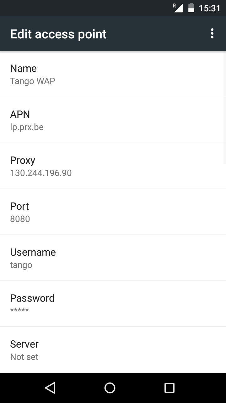 9220 - How to configure the APN for a Tango sim card? – LoyalPay EN